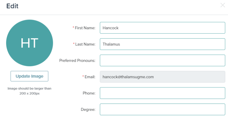 Create and Manage Program User Accounts – ThalamusGME